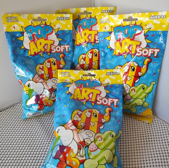 cepia | Toys | Pop Art Soft 4 Mystery Bags 4pcs Bundle Mini Elephants ...